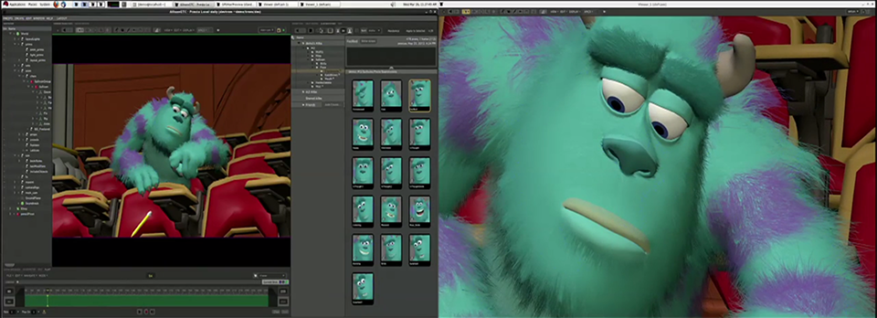 Pixar animation software part II – Animation with a moustache
